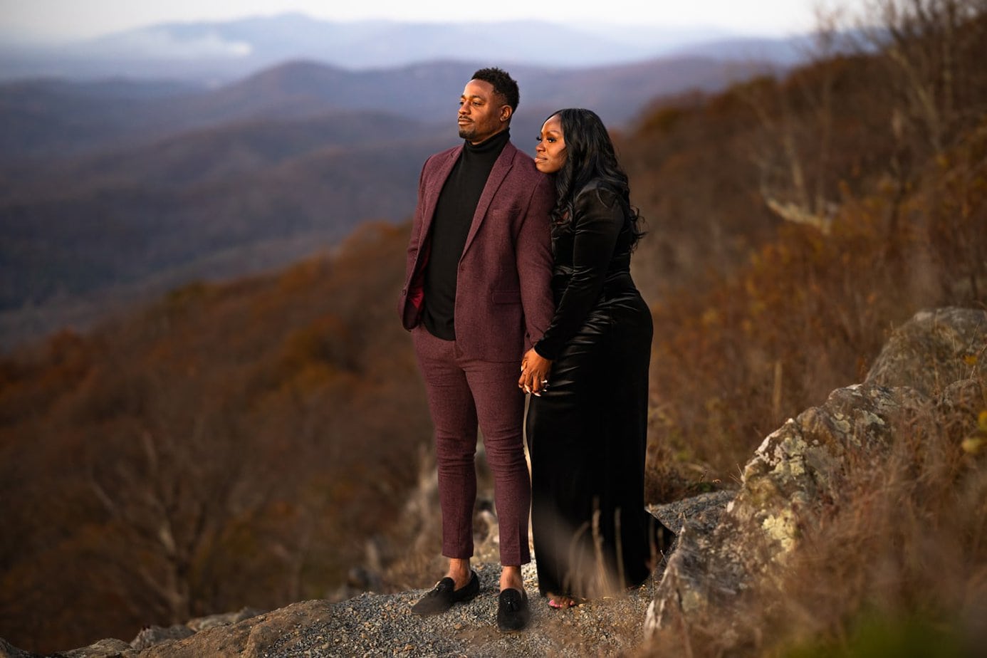 Raven's Roost Overlook Engagement Photos - Kara Leigh Creative